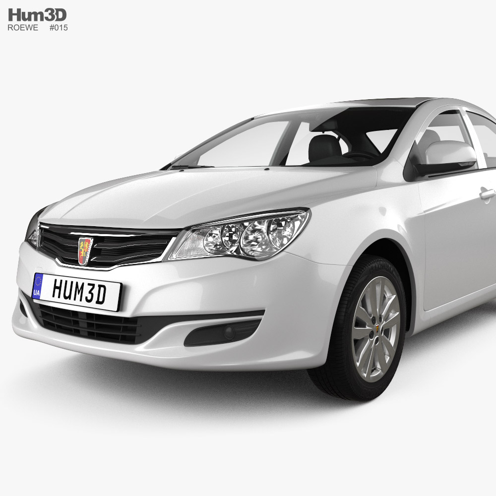 Roewe 350 2014 3D model - Download Sedan on 3DModels.org