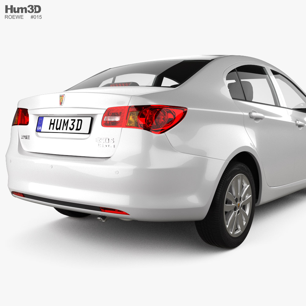Roewe 350 2014 3D model - Download Sedan on 3DModels.org