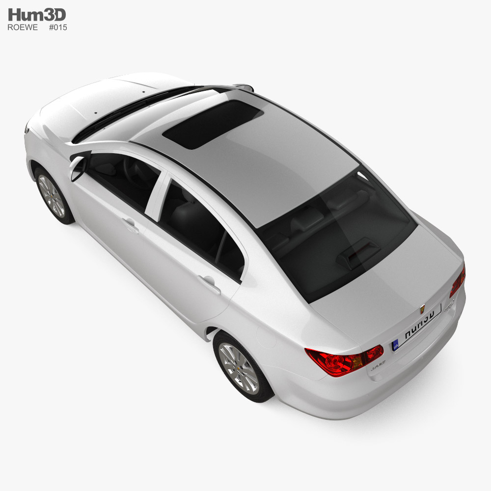 Roewe 350 2014 3D model - Download Sedan on 3DModels.org