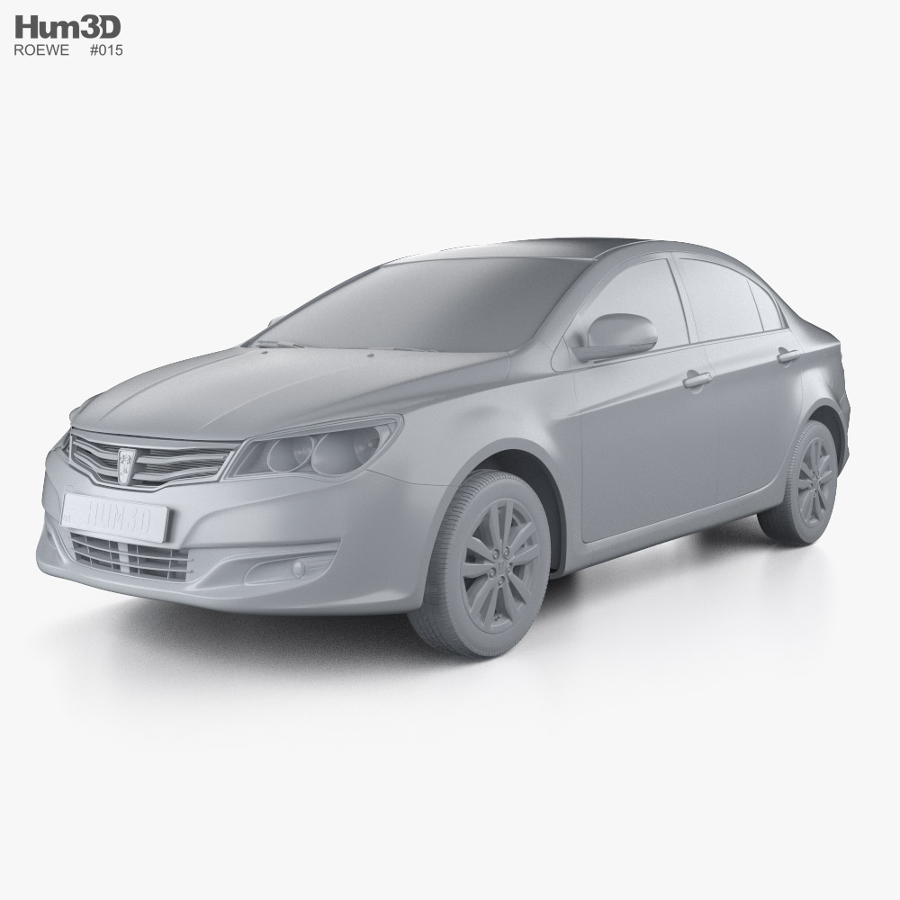 Roewe 350 2014 3D model - Download Sedan on 3DModels.org