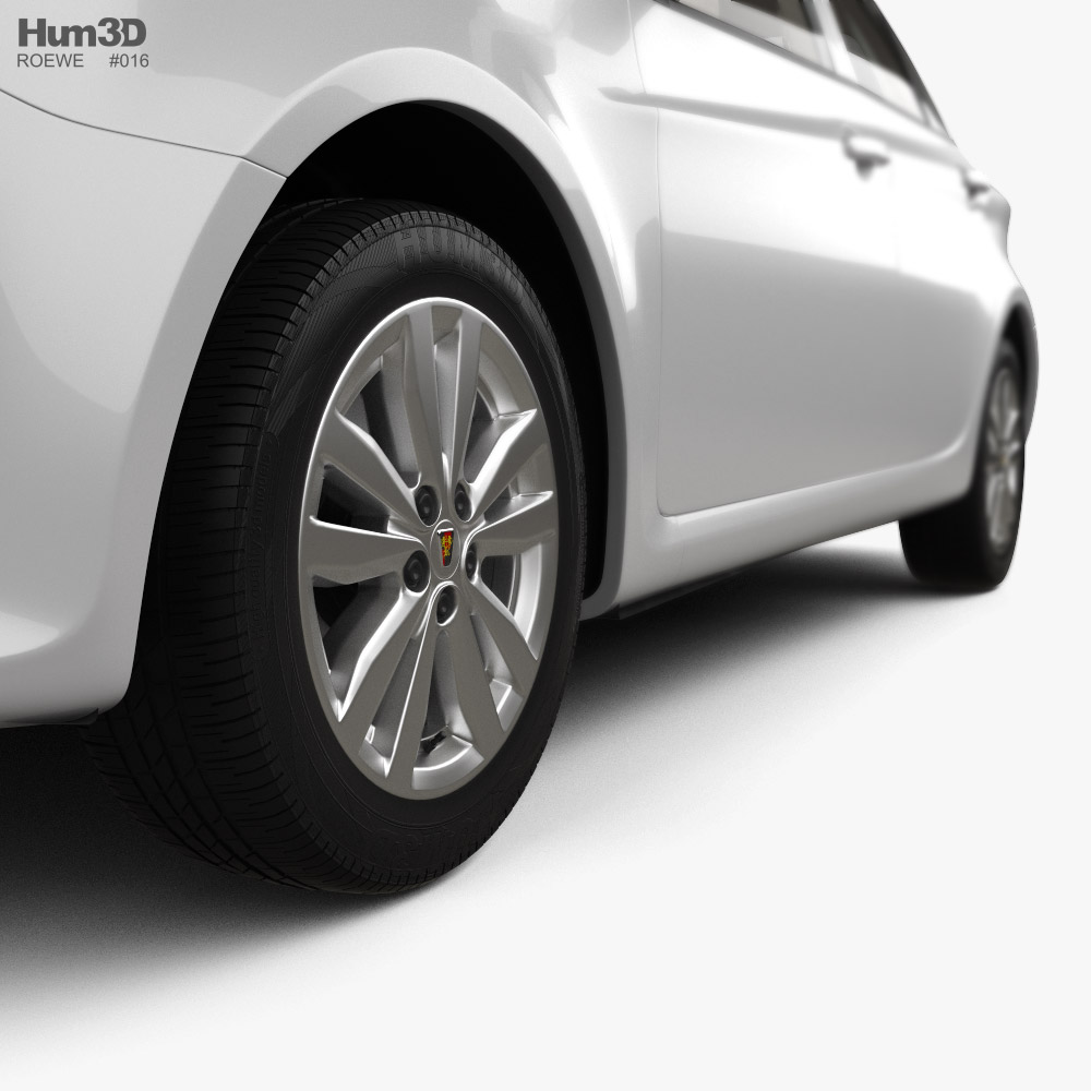 Roewe 350 with HQ interior 2014 3D model - Download Sedan on 3DModels.org