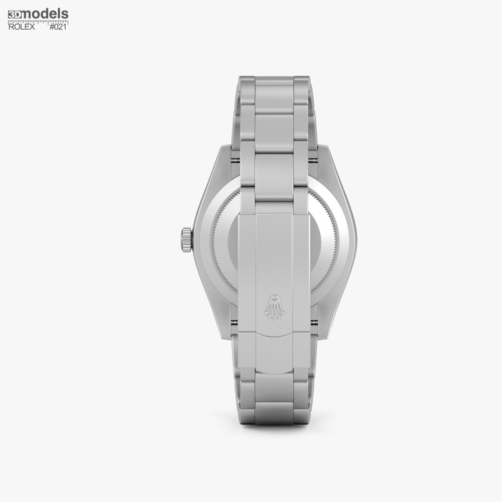 Rolex Oyster Perpetual 34 3D model - Download Watches on 3DModels.org