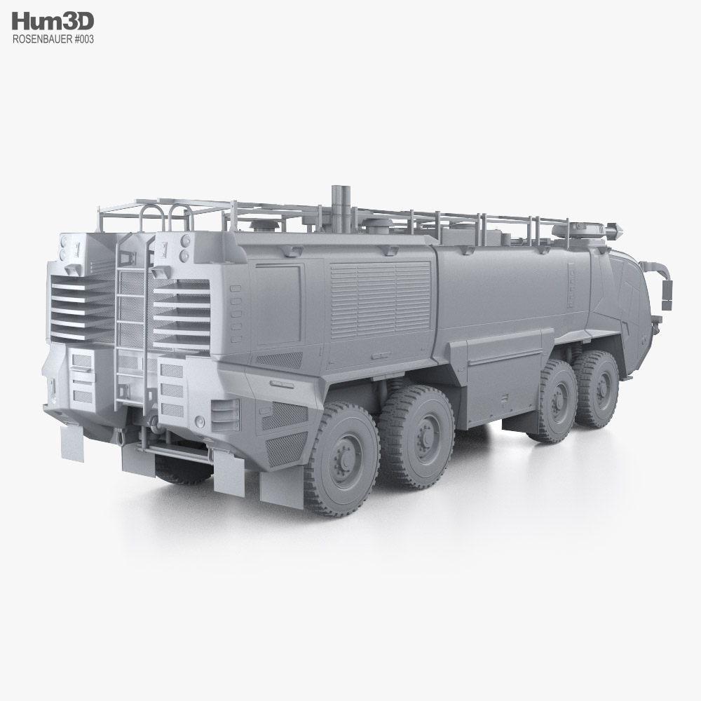 Rosenbauer Panther 8×8 Fire Truck 2025 3D model - Download Truck on ...