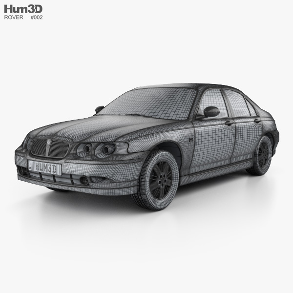 Rover 75 2005 3D model - Download Sedan on 3DModels.org
