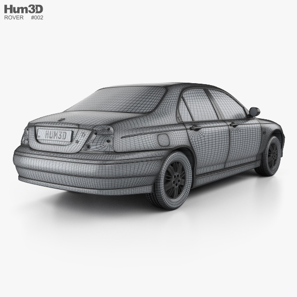Rover 75 2005 Modelo 3D - Descargar Sedan on 3DModels.org