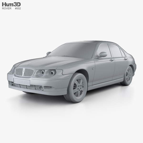 Rover 75 2005 3D model - Download Sedan on 3DModels.org