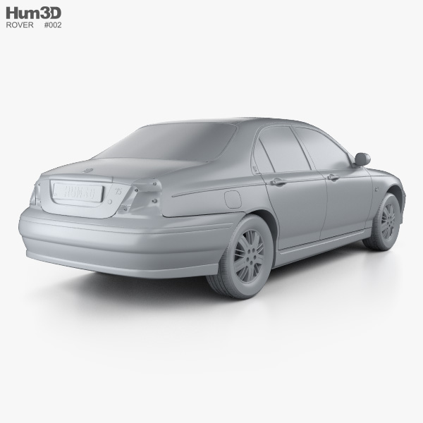 Rover 75 2005 3D model - Download Sedan on 3DModels.org
