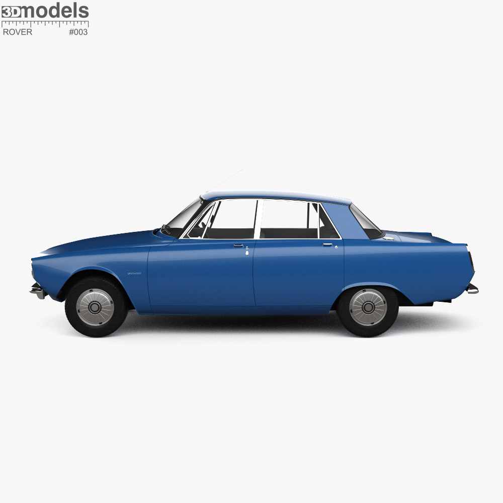 Rover P6 1966 3D model - Download Sedan on 3DModels.org