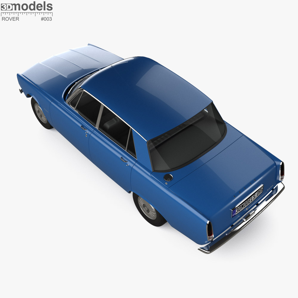 Rover P6 1966 3D model - Download Sedan on 3DModels.org