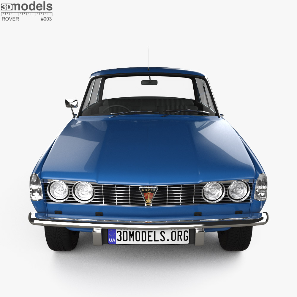 Rover P6 1966 3D model - Download Sedan on 3DModels.org