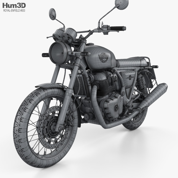 Royal Enfield Interceptor 650 2020 3D model - Download Motorcycle on ...