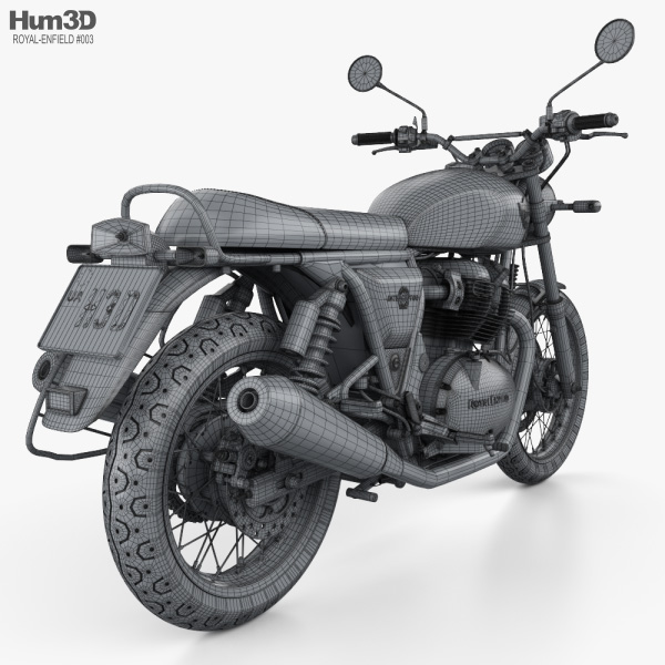 Royal Enfield Interceptor 650 2020 3D model - Download Motorcycle on ...