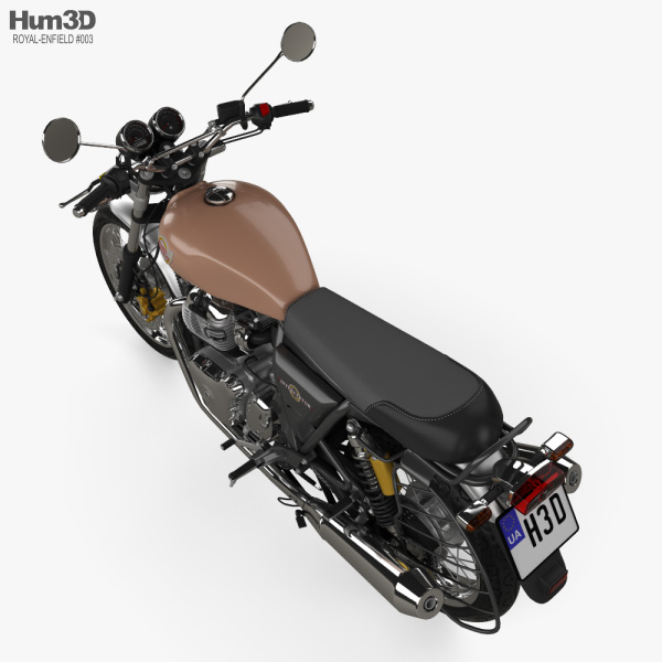 Royal Enfield Interceptor 650 2020 3D model - Download Motorcycle on ...
