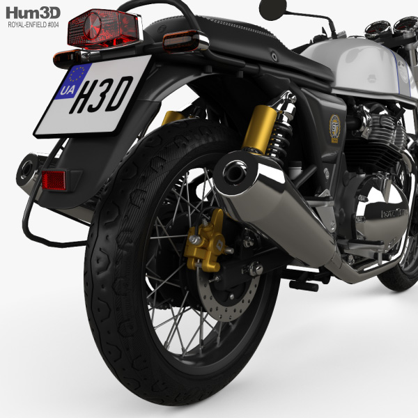 Royal Enfield Continental GT650 2019 3D model - Download Motorcycle on ...