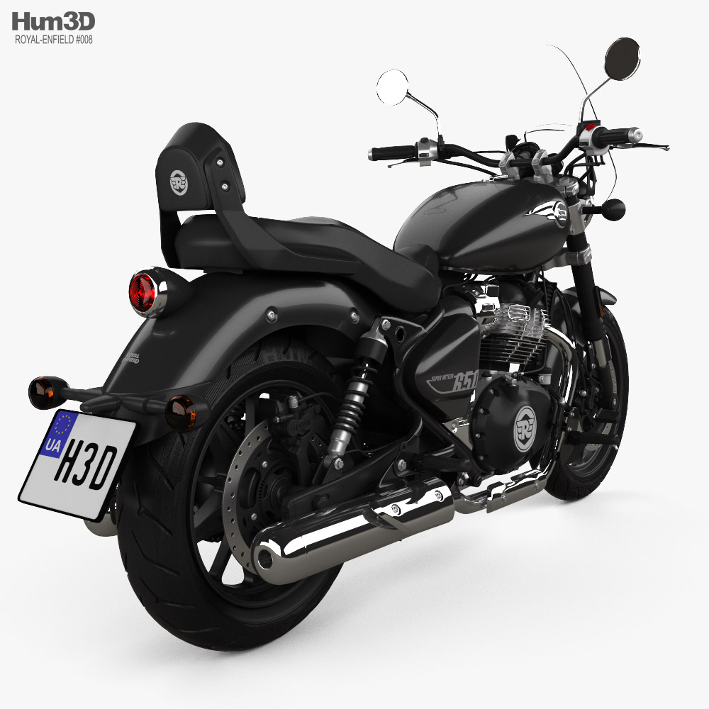 Royal Enfield Super Meteor 650 2023 3D model - Download Motorcycle on ...
