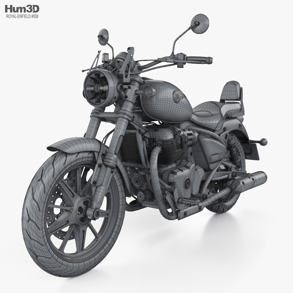 Royal Enfield Super Meteor 650 2023 3D model - Download Motorcycle on ...