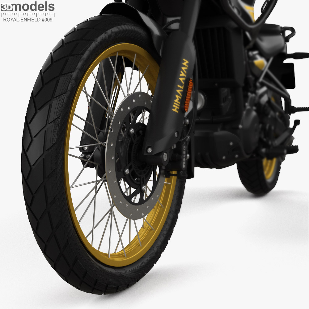 Royal Enfield Himalayan 450 2025 3D model - Download Motorcycle on ...