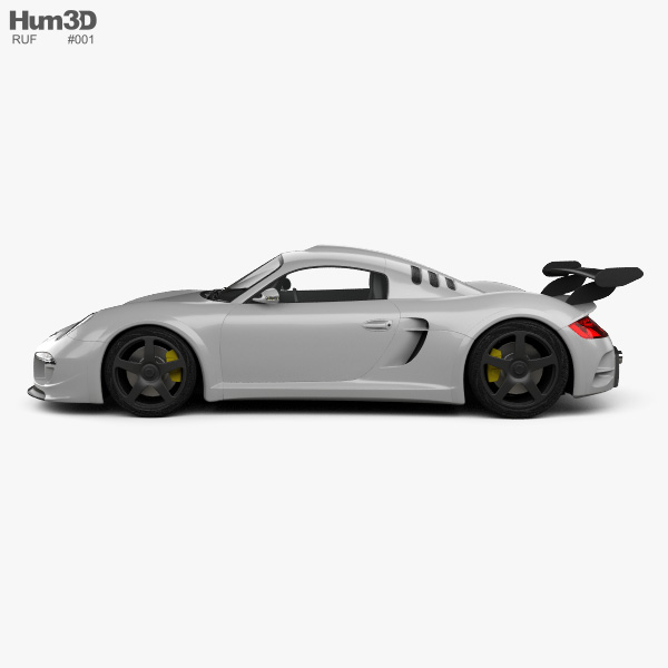 Ruf CTR3 Clubsport 2015 3D model - Download Sports car on 3DModels.org