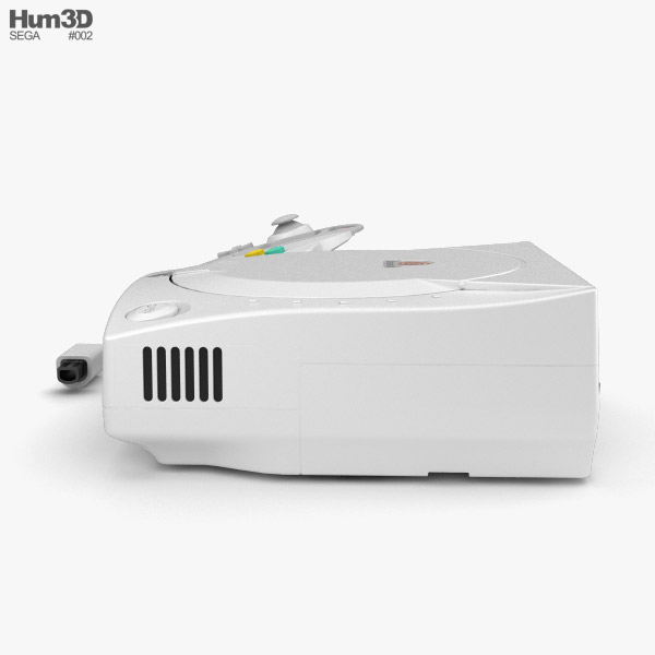 SEGA Dreamcast 3D model - Download Game Console on 3DModels.org