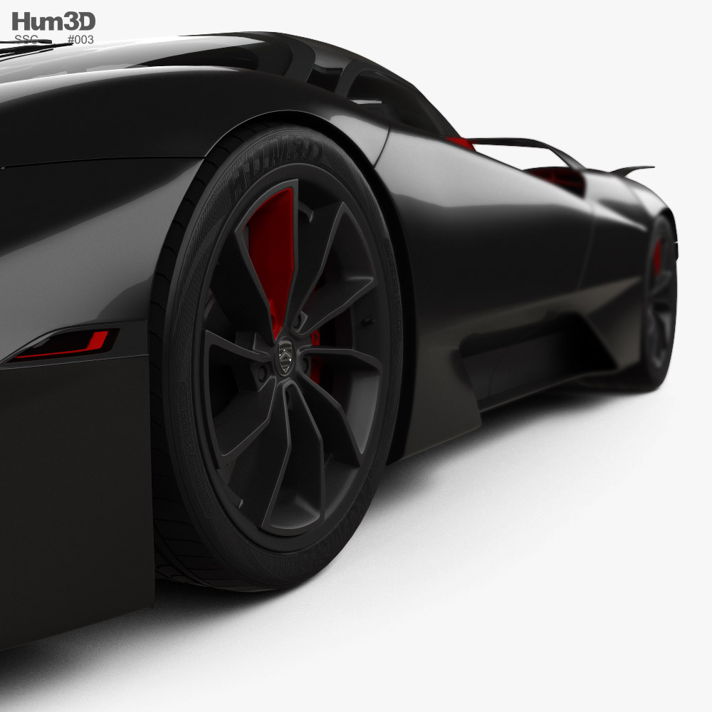SSC Tuatara 2023 3D model - Download Sports car on 3DModels.org