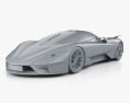 SSC Tuatara 2023 3D model - Download Sports car on 3DModels.org