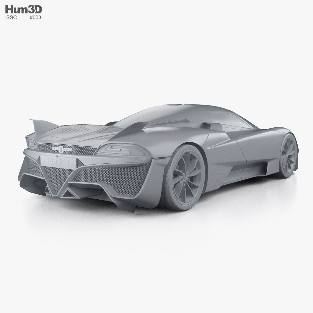 SSC Tuatara 2023 3D model - Download Sports car on 3DModels.org