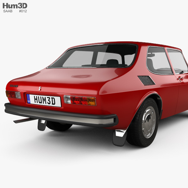 Saab 99 1972 3D model - Download Hatchback on 3DModels.org