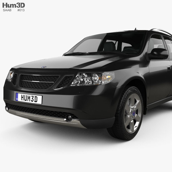 Saab 9-7X 2009 3D model - Download Crossover SUV on 3DModels.org