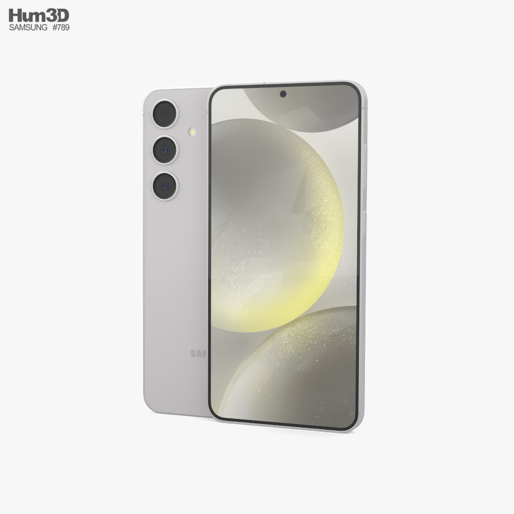 Samsung Galaxy S24 Plus Marble Gray 3D model - Download Phones on ...