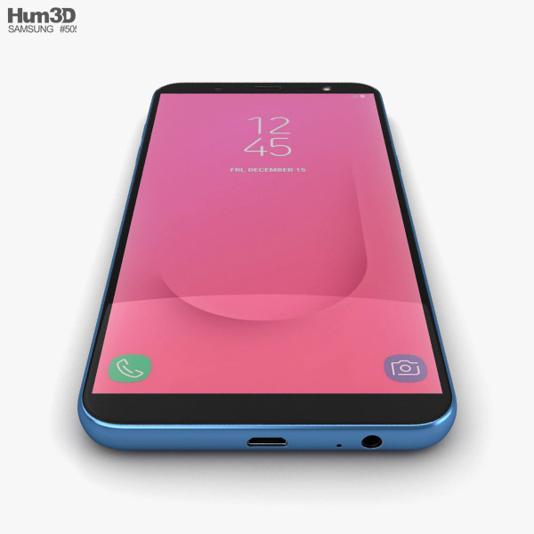 Samsung Galaxy J8 Azul Modelo 3D - Descargar Teléfonos activado ...