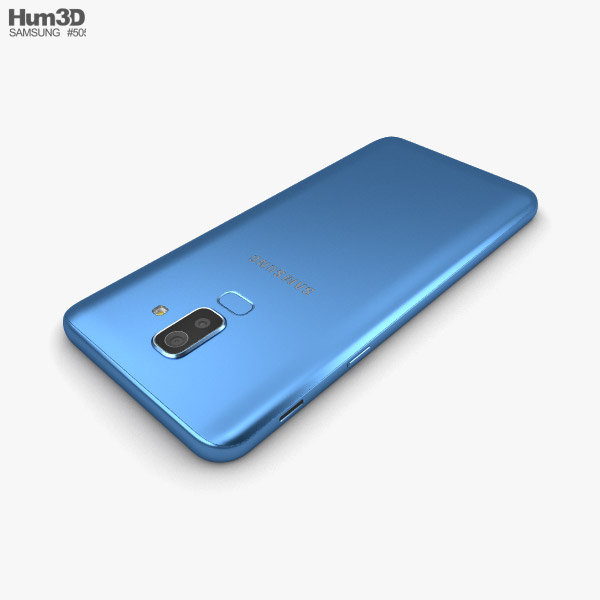 Samsung Galaxy J8 Blue 3D model - Download Phones on 3DModels.org