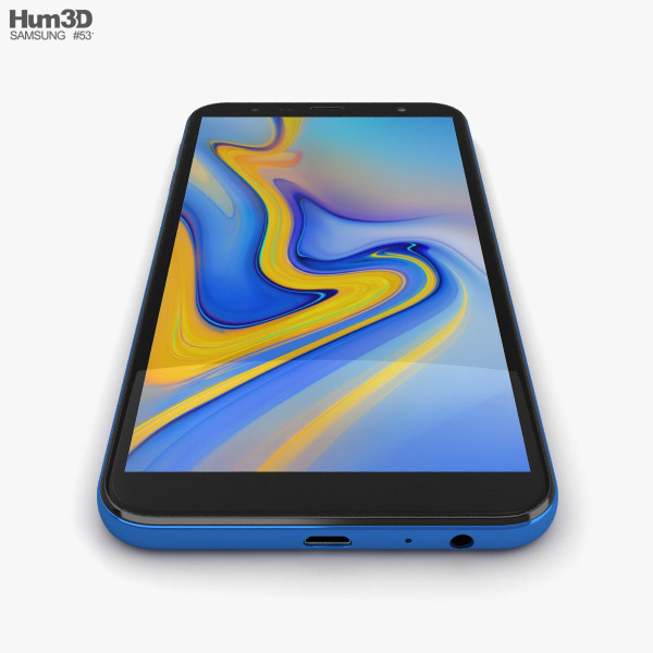 Samsung Galaxy J6 Plus Blue 3D model - Download Phones on 3DModels.org