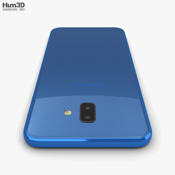 Samsung Galaxy J6 Plus Blue 3D model - Download Phones on 3DModels.org