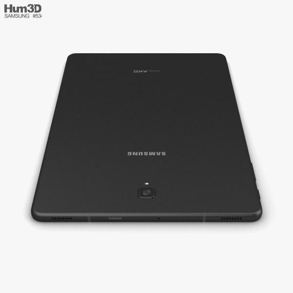Samsung Galaxy Tab S4 10.5-inch Black 3D model - Download Tablet on ...