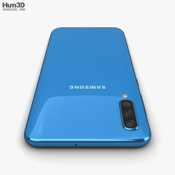 Samsung Galaxy A50 Blue 3D model - Download Phones on 3DModels.org
