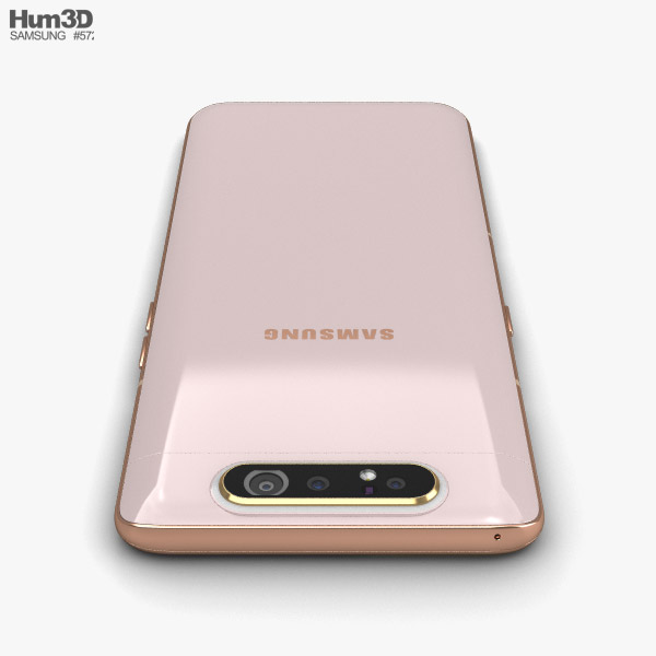 Samsung Galaxy A80 en Angel Gold Modelo 3D - Descargar Teléfonos ...