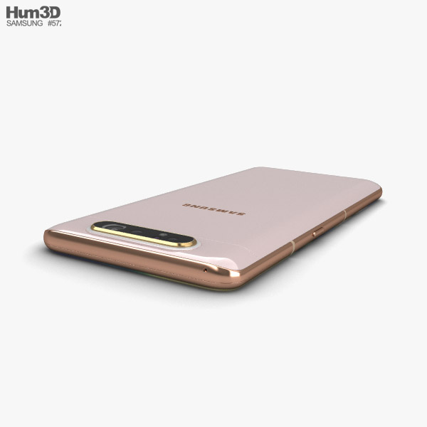 Samsung Galaxy A80 en Angel Gold Modelo 3D - Descargar Teléfonos ...