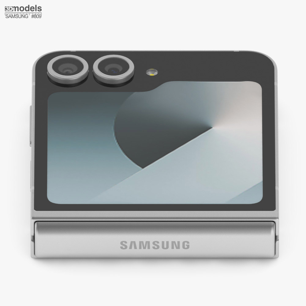 Samsung Galaxy Z Flip 6 Silver Shadow 3D model - Download Dynamic Price ...