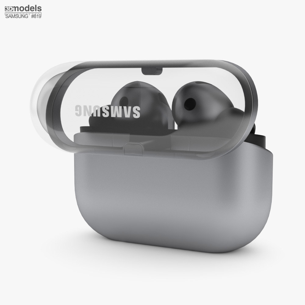 Samsung Galaxy Buds 3 Pro en Plateado Modelo 3D - Descargar ...