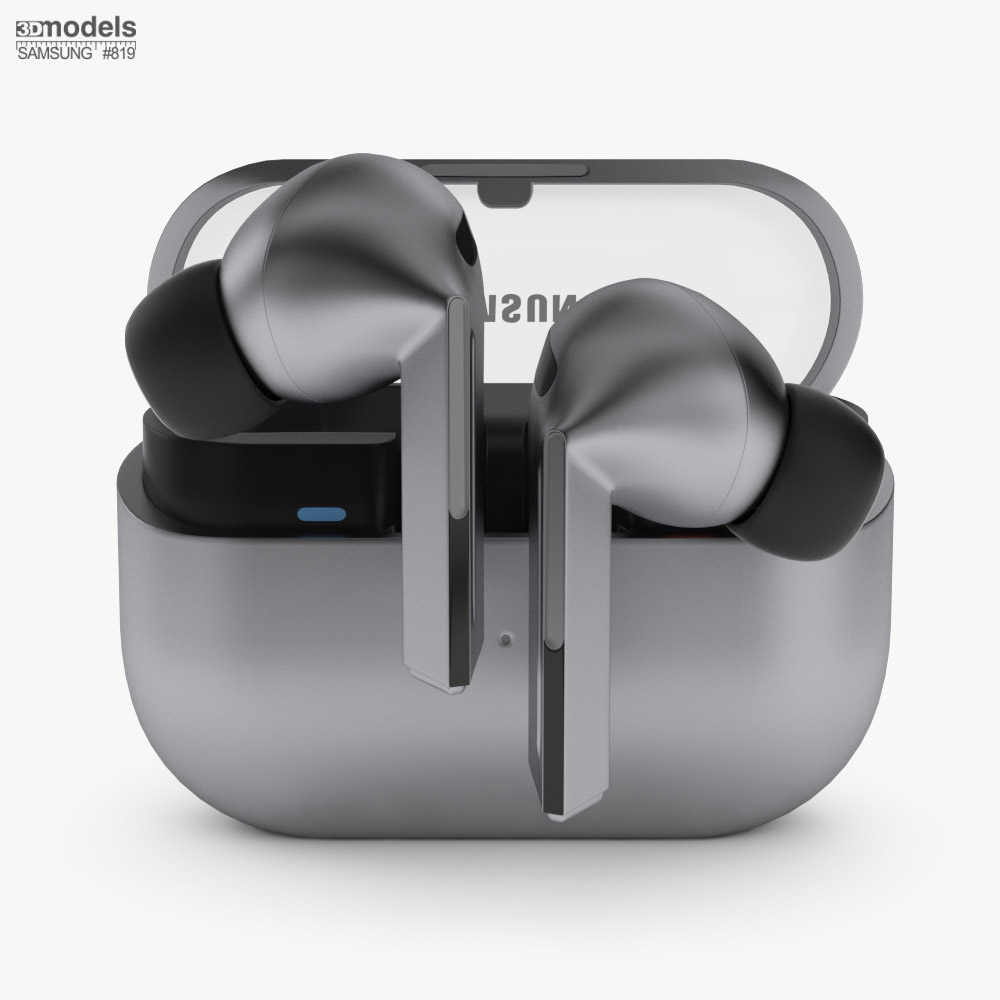 Samsung Galaxy Buds 3 Pro en Plateado Modelo 3D - Descargar ...
