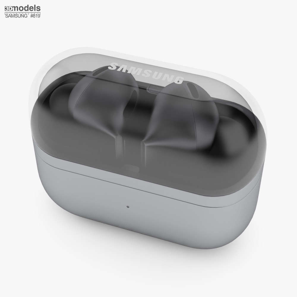 Samsung Galaxy Buds 3 Pro en Plateado Modelo 3D - Descargar ...