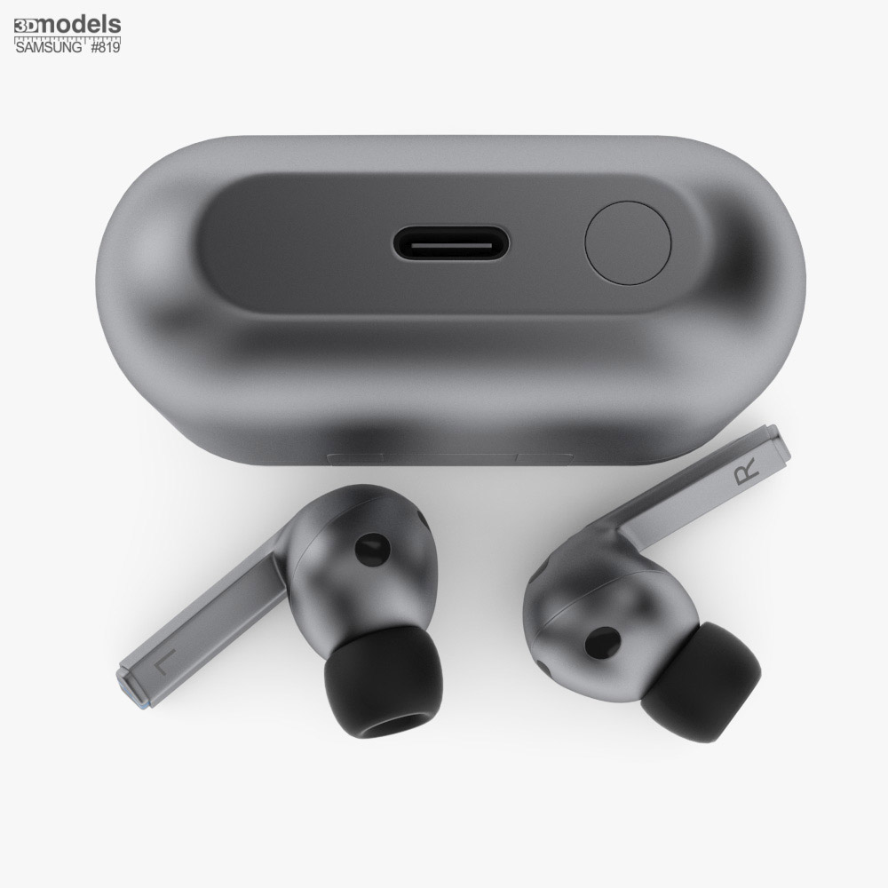 Samsung Galaxy Buds 3 Pro en Plateado Modelo 3D - Descargar ...
