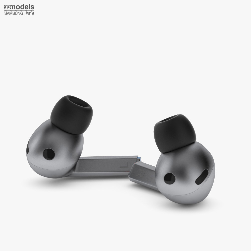 Samsung Galaxy Buds 3 Pro en Plateado Modelo 3D - Descargar ...