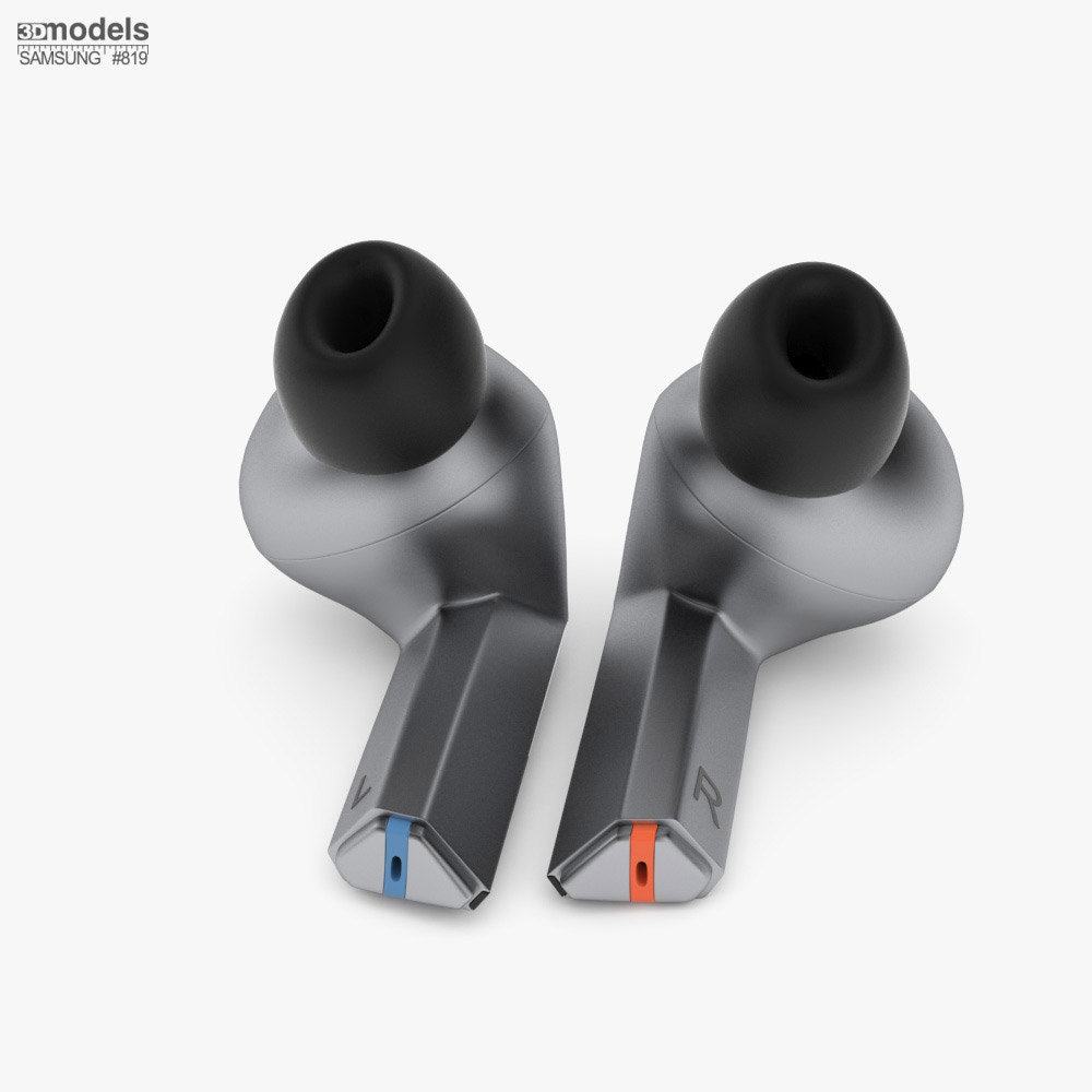 Samsung Galaxy Buds 3 Pro en Plateado Modelo 3D - Descargar ...
