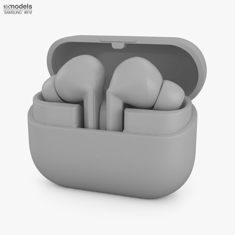 Samsung Galaxy Buds 3 Pro en Plateado Modelo 3D - Descargar ...