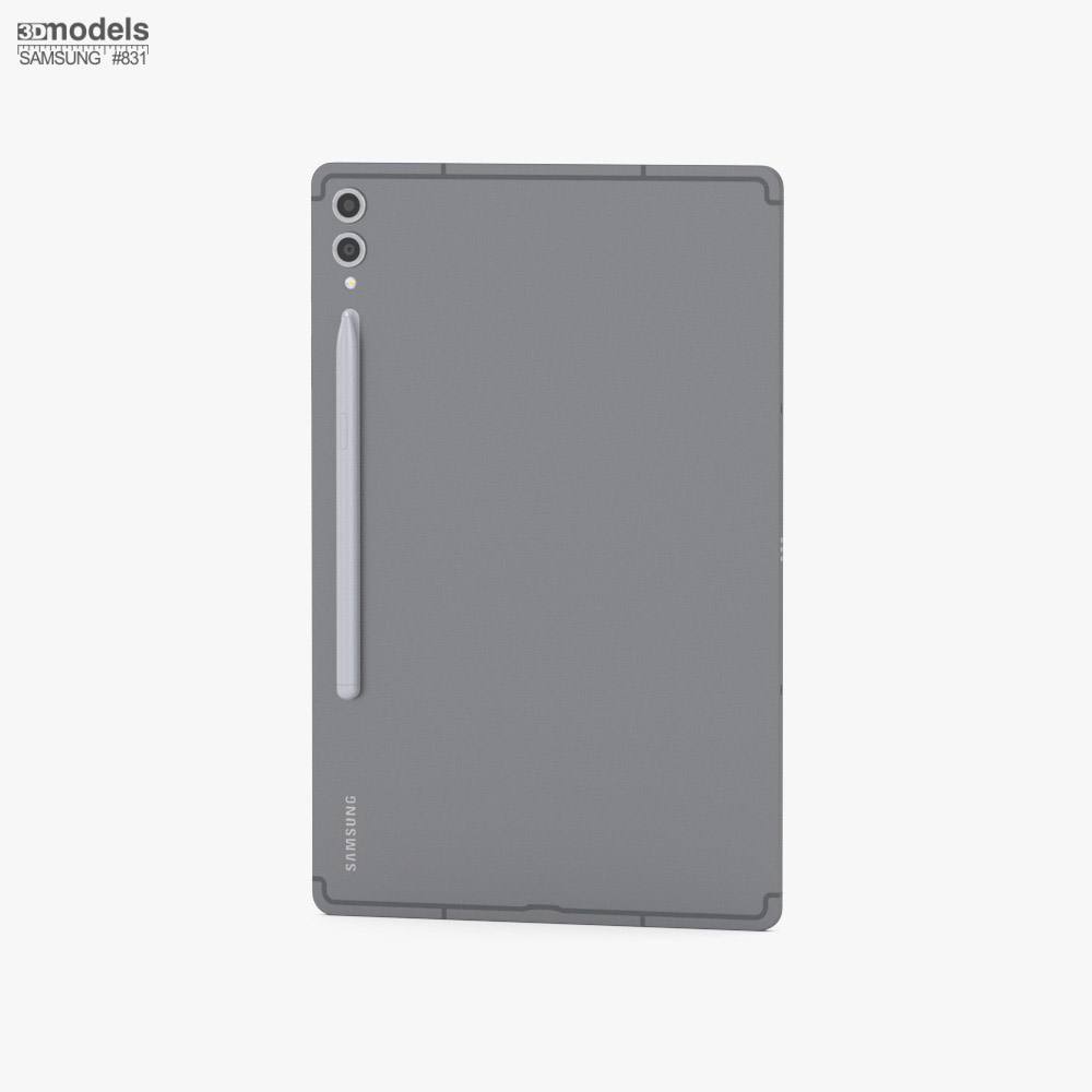 Samsung Galaxy Tab S10+ Moonstone Gray 3D model - Download Tablet on ...