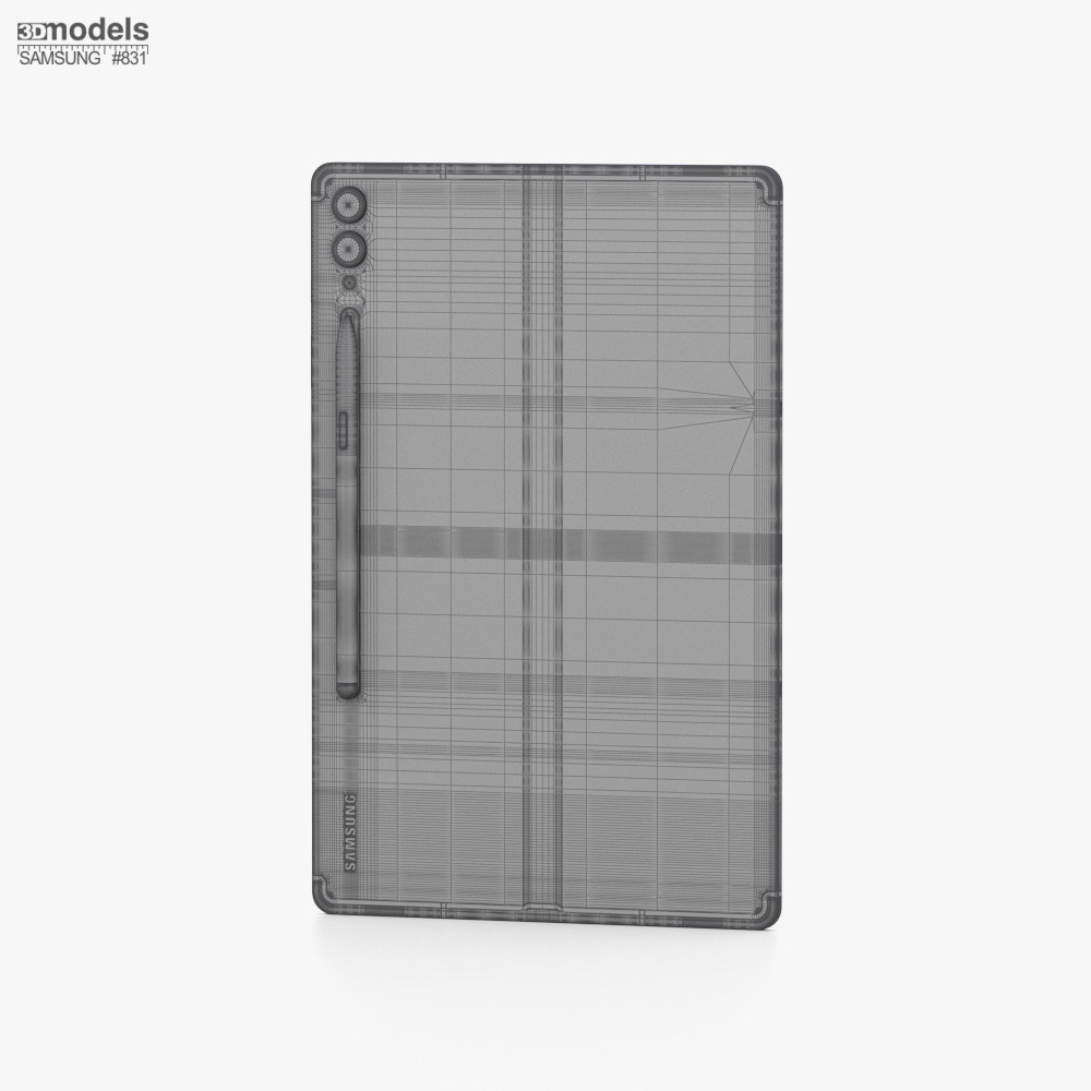 Samsung Galaxy Tab S10+ Moonstone Gray 3D model - Download Tablet on ...