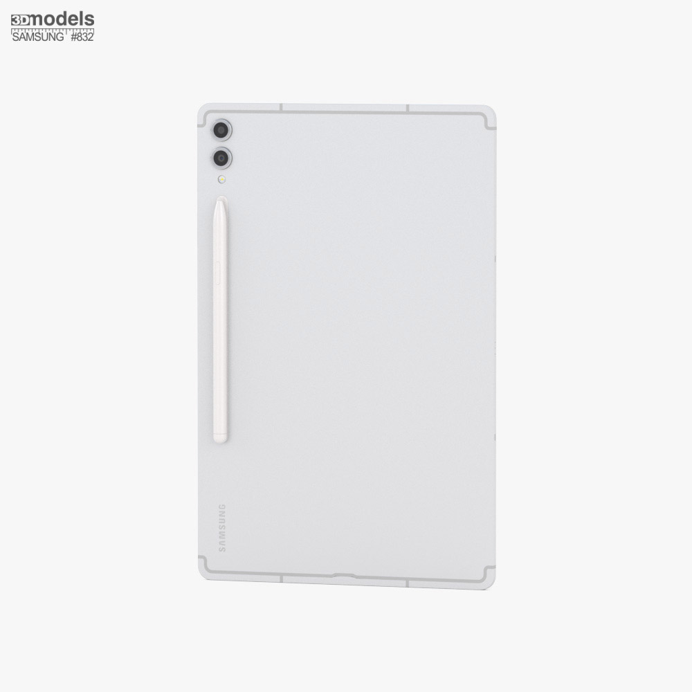 Samsung Galaxy Tab S10+ Platinum Silver 3D model - Download Tablet on ...
