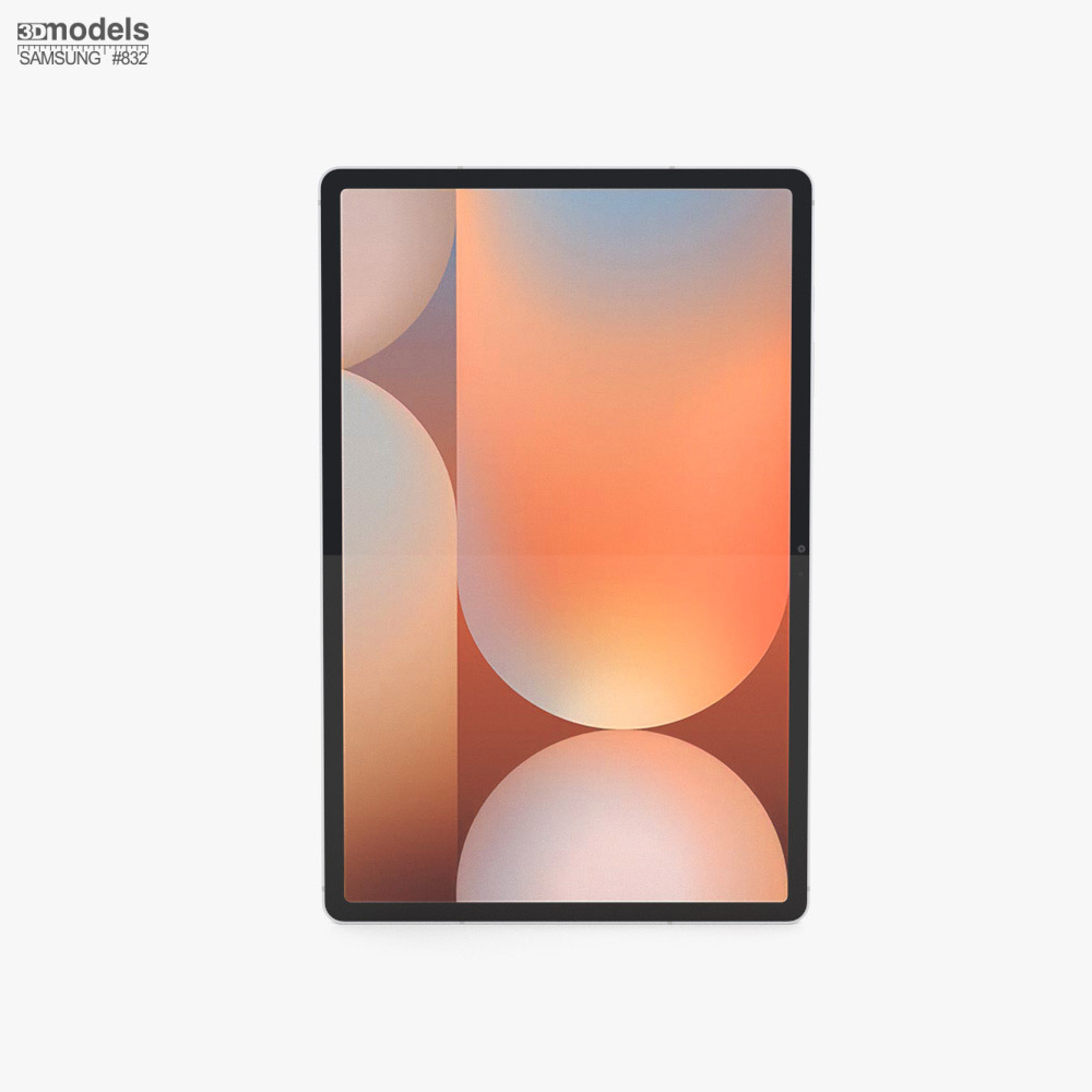 Samsung Galaxy Tab S10+ Platinum Silver 3D model - Download Tablet on ...