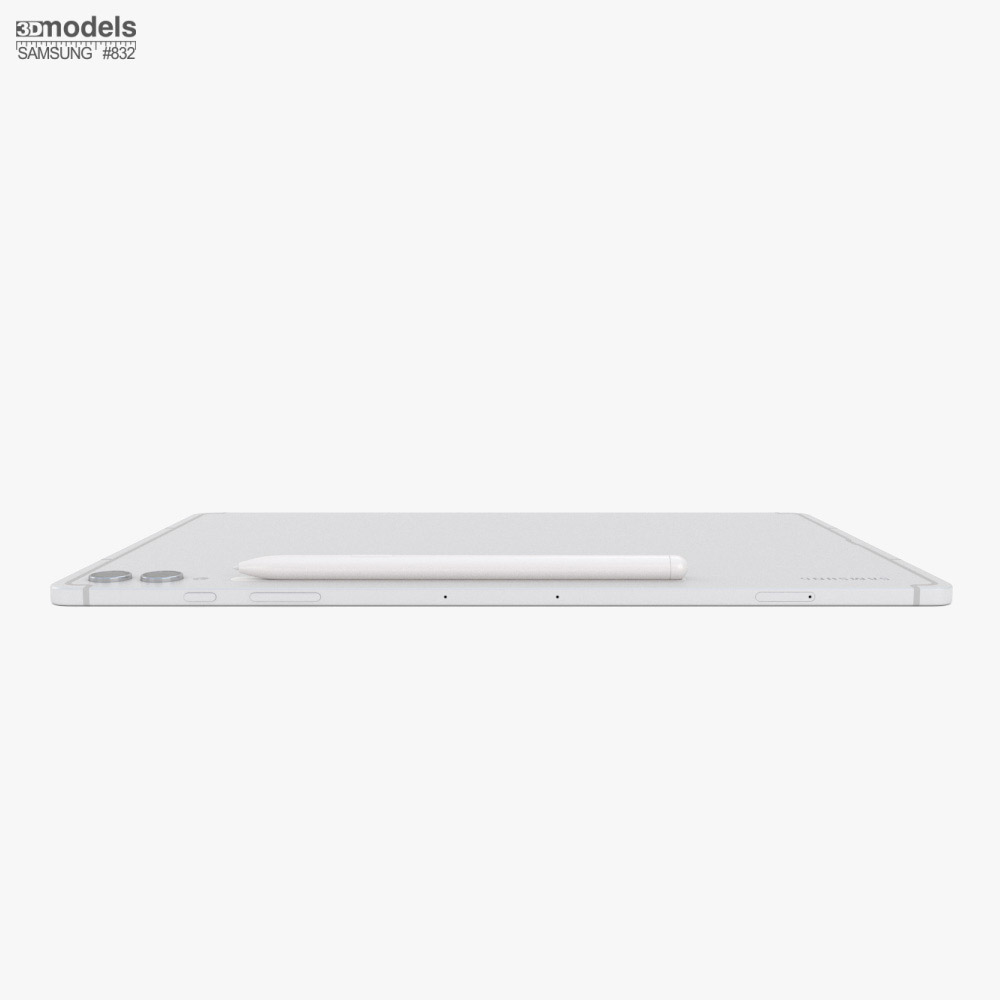 Samsung Galaxy Tab S10+ Platinum Silver 3D model - Download Tablet on ...